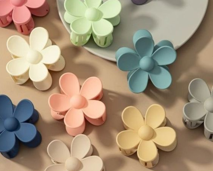 Floral Claw Clip - Fluorescent Studios | Your Personal Gifting Genie