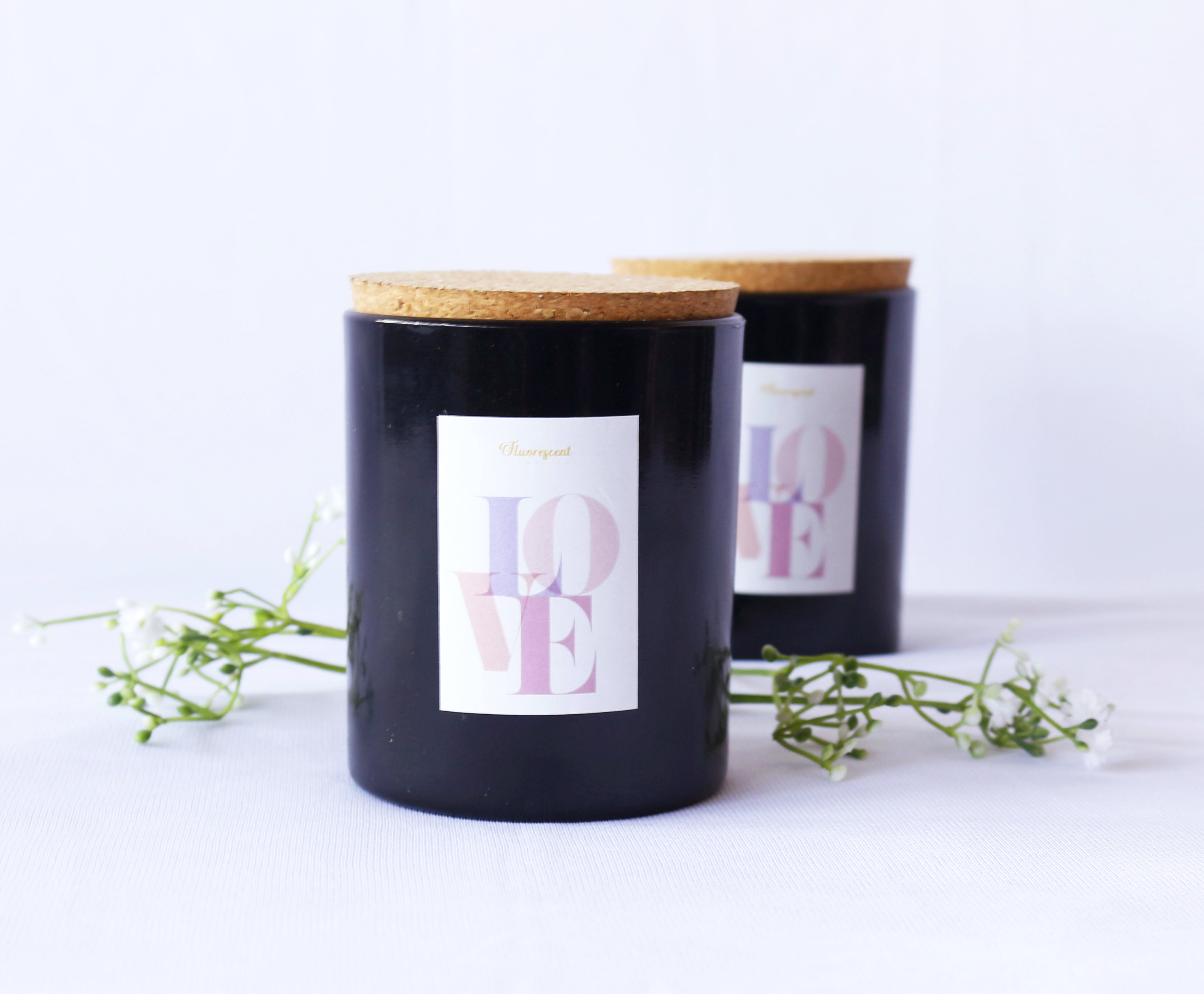 Love Candle - Black - Fluorescent Studios | Your Personal Gifting Genie