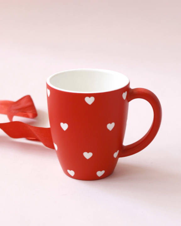 Non-breakable Red heart Mug - Fluorescent Studios | Your Personal ...